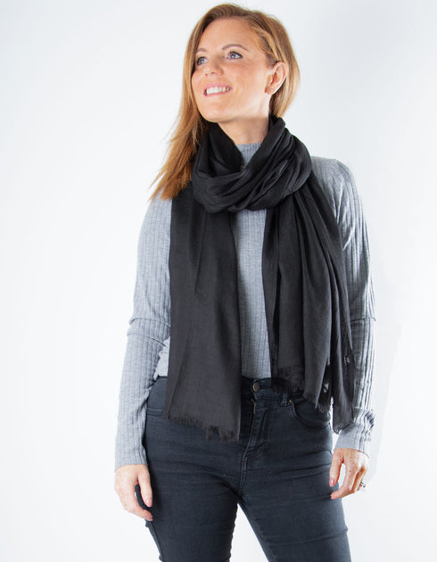 Black Scarves | Black Scarf Collection | Women's Scarves – Scarf Room ...