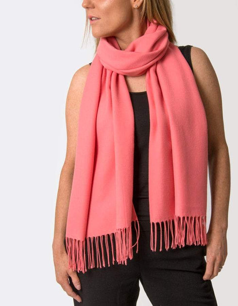 Coral Pashmina | Coral Pashminas & Shawls | Scarf Room – Scarf Room ...