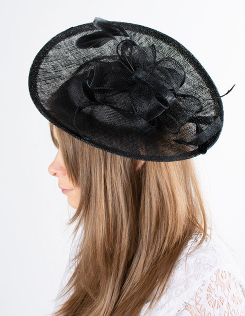 Fascinator | Disc | Black – Scarf Room : Scarves And Pashminas